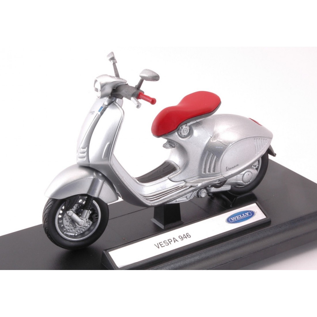 Machetă moto Welly [1:18] - Vespa 946 - Silver